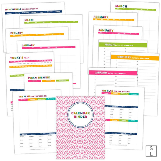Complete Calendar Printable Bundle – Streamlined Living